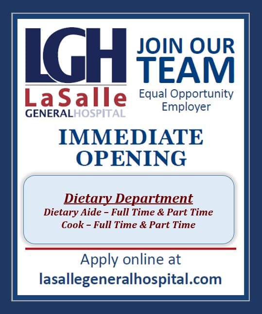 Dietary Department - LaSalle General Hospital